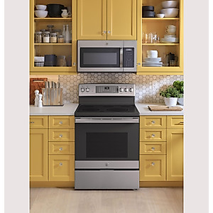 GE JB735SPSS 5.3 Cu. Ft. Freestanding Electric Convection Range with Hot Air Frying