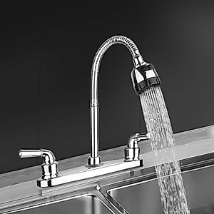 RV Kitchen Faucet Non-Metallic, Flexible Spout for Campers, Motorhomes, Travel Trailers