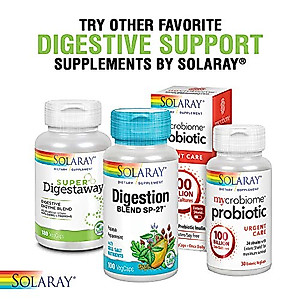 SOLARAY Pancreatin 1300 | Pancreatic Digestive Enzymes Plus Papaya for Healthy Digestion Support | 90 VegCaps, 90 Serv.