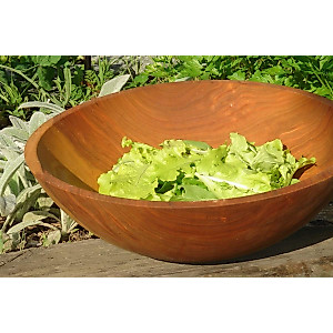 Extra Large Handmade Wood Salad Bowl Salad Lovers Gift