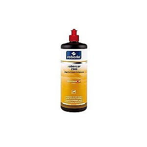 Roberlo Robercar C900 Heavy Duty Car Scratch and Swirl Remover, Paint Restorer, High Cut Liquid Rubbing Compound and Finishing Polish, Ideal for Sand Spots and Deep Scratches - 2.2 lbs