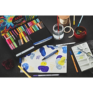 Pen Set - STABILO Arty Creative Set - Pack of 68 - Point 88 & Pen 68 - Fineliners & Fiber-Tip Pens - Assorted Colors
