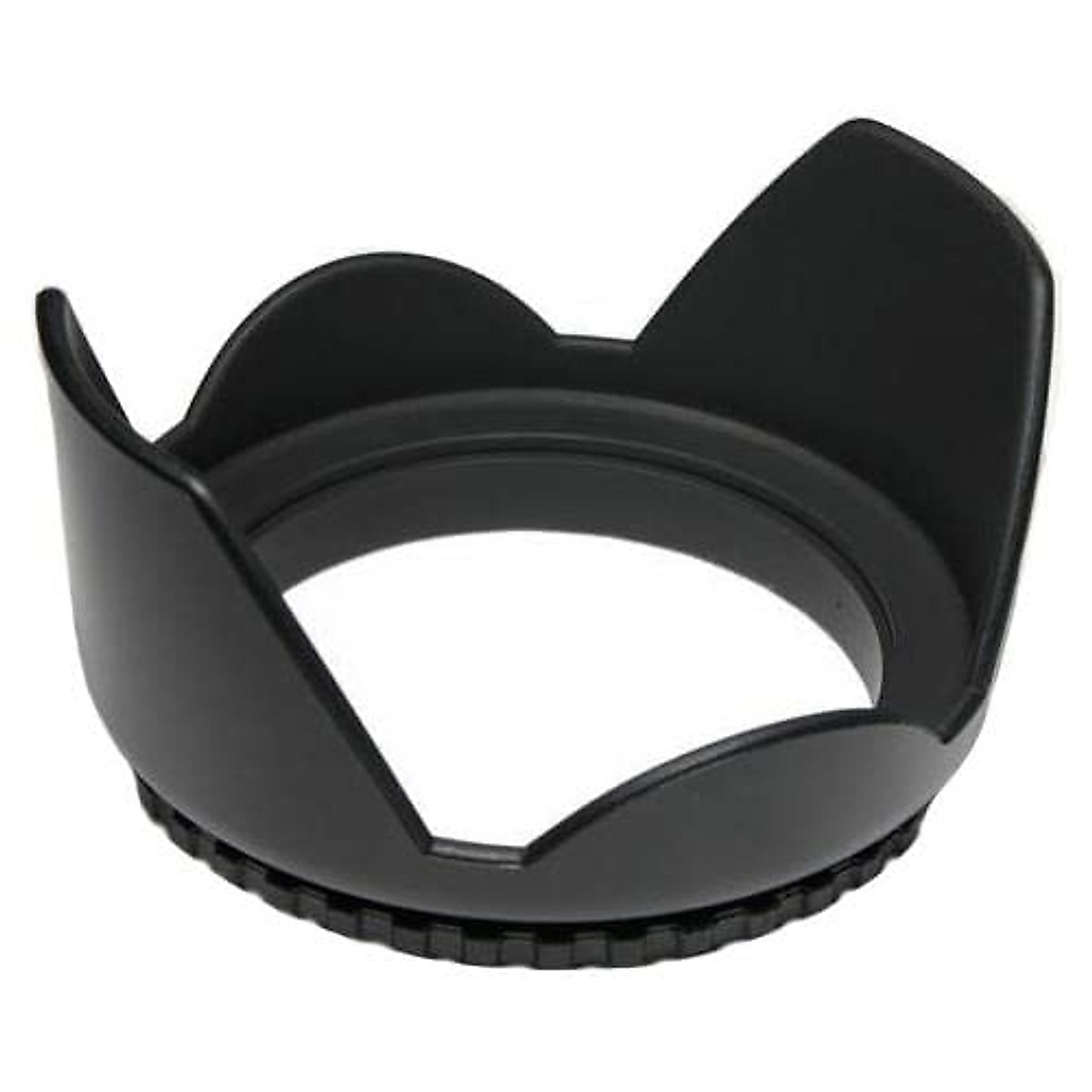 58MM Hard Tulip Lens Hood for Canon EOS 77D 80D 90D Rebel T8i T7 T7i T6i T6s T6 SL2 SL3 DSLR Cameras with Canon EF-S 18-55mm f/3.5-5.6 is Lens