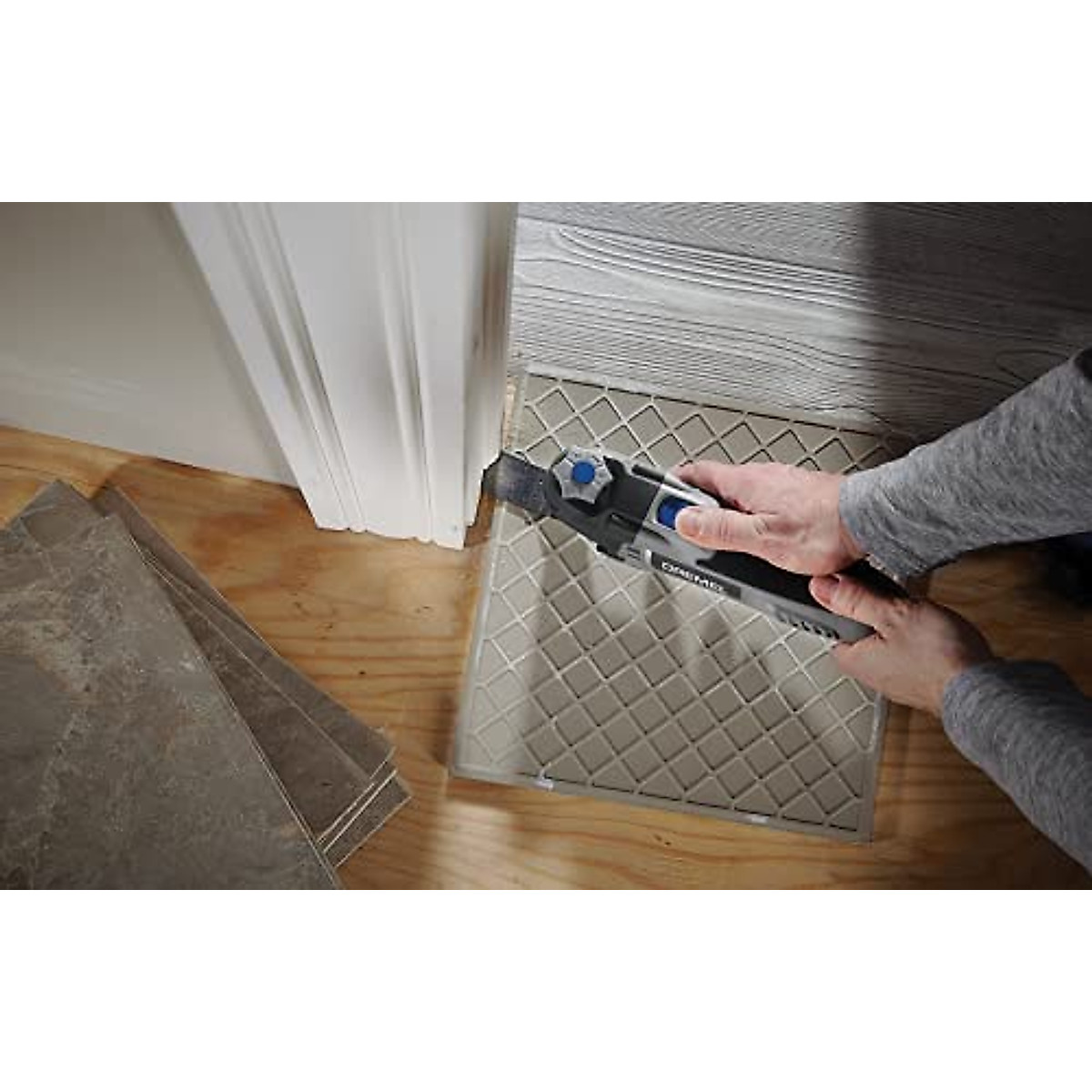 Dremel MM389 5-Piece Oscillating Tool Cutting Blade Assortment Kit- Perfect Cutter For Wood, Metal, Plastics, Drywall, and More,Black