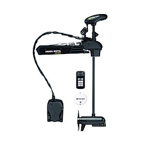 Minn Kota 1368867 Ultrex Freshwater Cable & Electric-steer Bow-Mount Trolling Motor with MEGA Down/Side-Imaging & i-Pilot Link GPS, 80 lbs Thrust, 60" Shaft