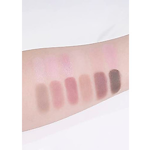 COLORGRAM Pin Point Eyeshadow Palette 02 Pink+Mauve= | Eyeshadow Palette for Daily makeup, Ultra-Blendable, Matte, Glitter, Shimmer Shades