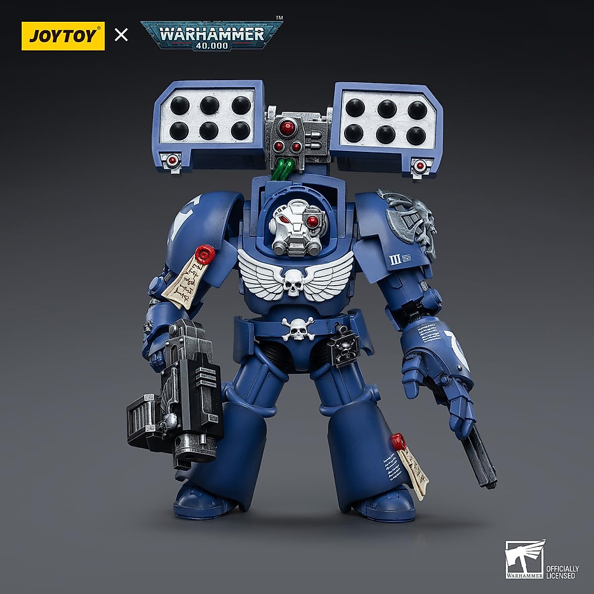 JoyToy Warhammer 40K 1/18 Action Figure Mecha Joy Toy Model Toys Ultramarines Terminators Brother Andrus