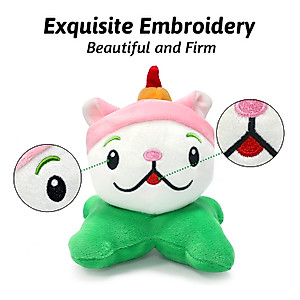Maikerry 1 PC Plants vs Zombies Figures Plush Toy Stuffed Soft Doll Cattail Plant Toy.Great Gift for Halloween & Christmas(6" )