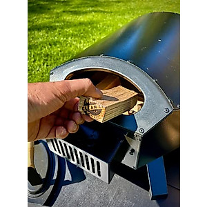 Clean Cut Firewood Co. Pizza Oven Wood 6 Inch Mini-Splits - Kiln Dried White Oak - For Portable Wood-Fired Pizza Ovens and Smokers - 1 Box 550 Cubic Inches