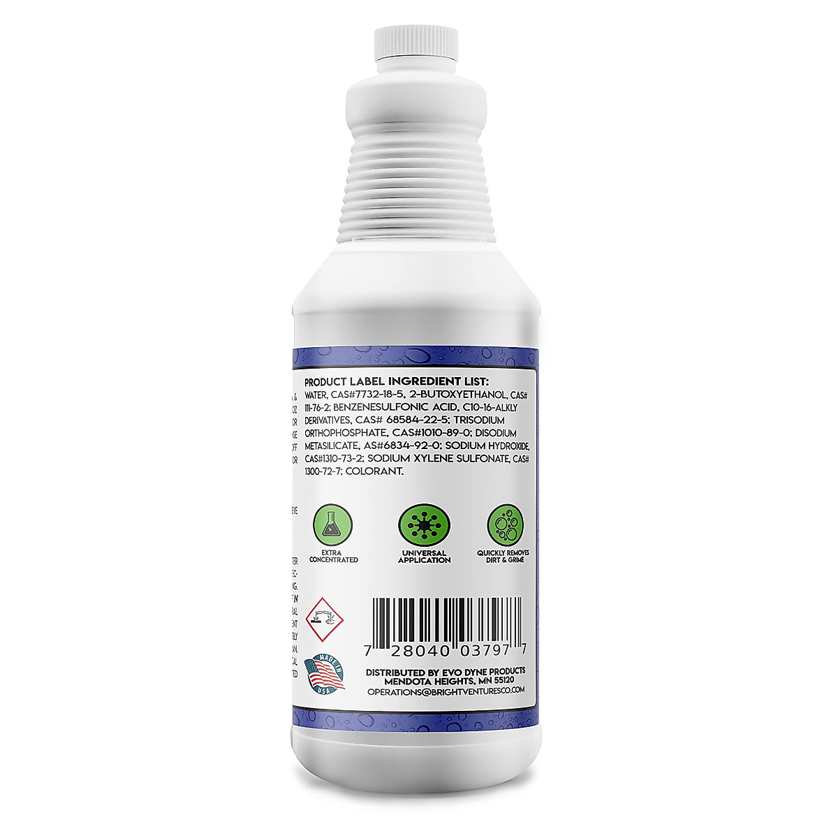 Boat Wash, Concentrated Boat Soap (32-oz), Made in the USA | Multi-Surface Cleaner for Fiberglass, Painted Surfaces, Vinyl, Plastic, Rubber, Aluminum, Teak, Varnished Surfaces & more!