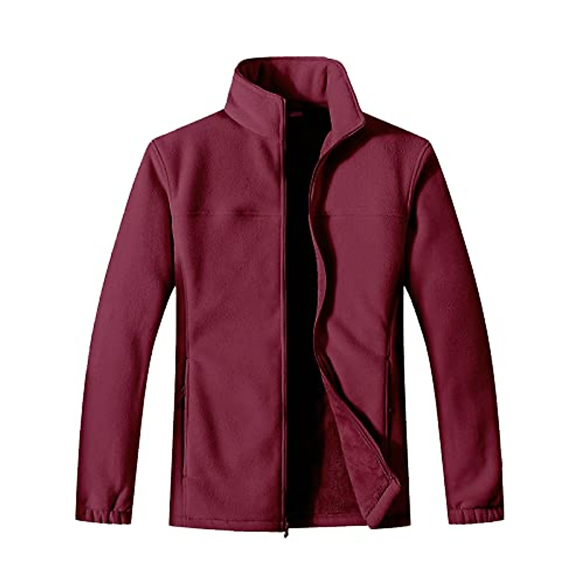 CONOMAX Men's Polar fleece jacket, bond Teddy plush keep warm, Winter Outdoor(Available In Plus Size)