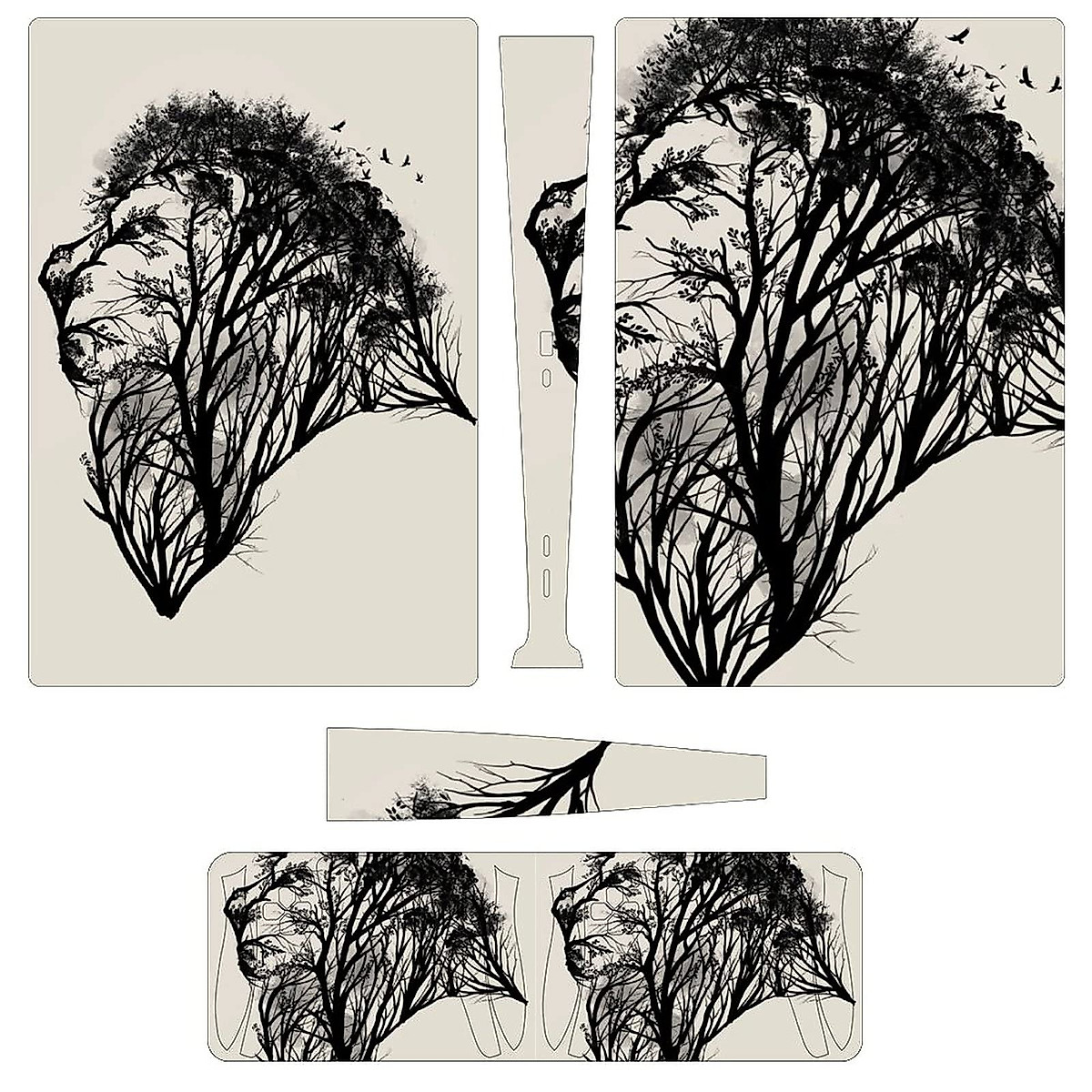 PlayStation 5 Digital edition version sticker protective cover, The King1 ps5 controller protective shell (compatible with ps5 Digital edition)