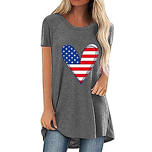 Womens Puff Short Sleeve Shirts Square Neck Floral Print Boho Blouses Smocked Cuff Tunic Tops Shirts for Women Dressy Casual Short Sleeve