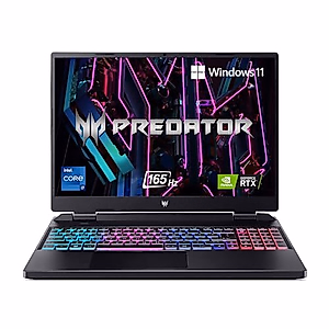 acer Predator Helios Neo Gaming & Entertainment Laptop (Intel i7-13700HX 16-Core, 16GB DDR5 4800MHz RAM, 4TB PCIe SSD, GeForce RTX 4060, Win 11 Pro) with MS 365 Personal, Dockztorm Hub