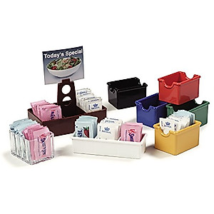 Carlisle FoodService Products 455002 Styrene Sugar Caddy, White