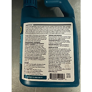 Sunday Mosquito Deleto - Mosquito Repellent & Bug Control Spray - Concentrated Lemongrass & Cedar Oils - for Mosquitoes, Fleas, & Ticks - Lasts up to 4 Weeks - Hose-On Sprayer, 32 Fl Oz