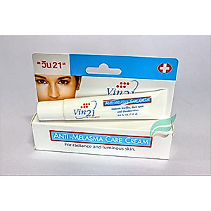 Best Cream Anti Melasma Reduces Age Spots, Sun Spots, Pigmentation and Freckles 15 G. X 3 Tubes