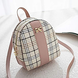 Girls Cute Backpack Mini Bag Gift for Teen Year Old Cell Phone Purse Small Zipper Satchel Women Bowknot Bags (Pink2)