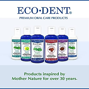 Eco-Dent ExtraBrite Baking Soda Toothpowder, Mint - Fluoride-Free Toothpaste Powder, SLS-Free Tooth Powder with Oxidizing Calcium Peroxide, Whitening Toothpaste Alternative, 2 Oz Ea (Pack of 2)