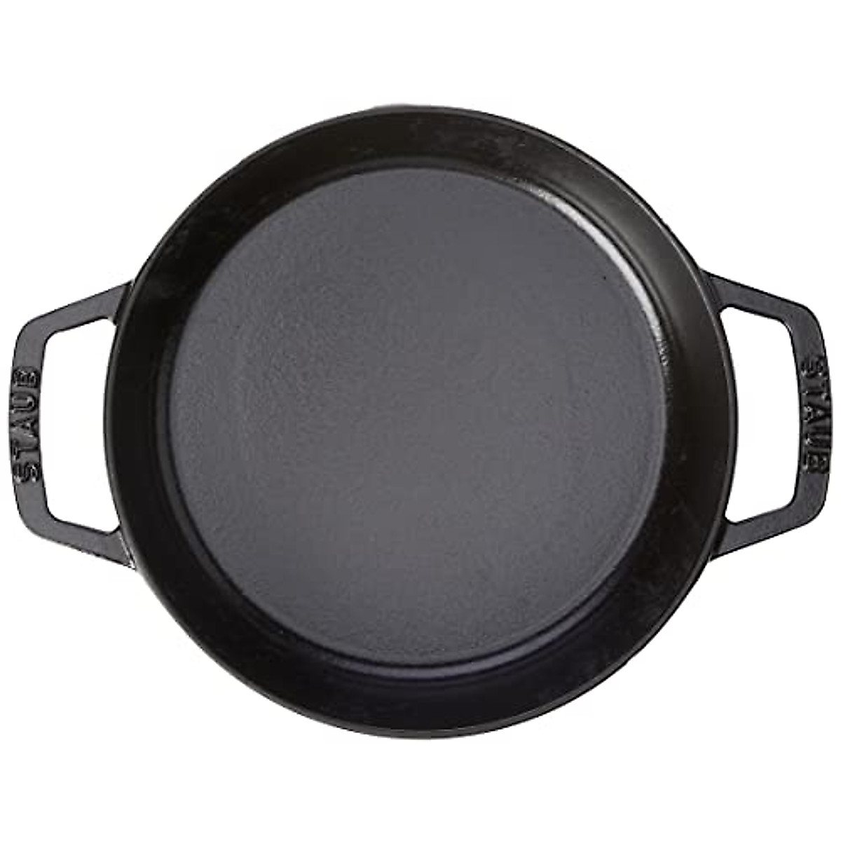 Staub Bratpfanne mit Zwei Griffen, 20 cm, Schwarz Cast Iron Double Handle Fry Pan, 20cm, Black