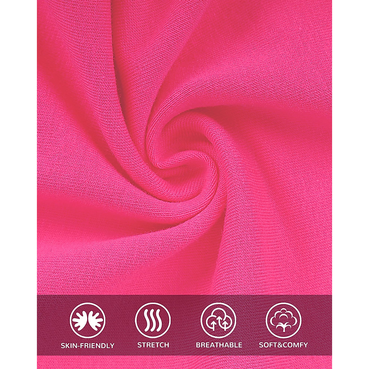 BOOPH Girls Bike Shorts Kids Cartwheel Shorts Biker Dance Shorts for Toddler Girl 3 Pack 5-6T Black Navy Rose Red