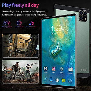 Smart Tablet, 8 Inch HD Display Screen Tablet Computer, Android 8.1 Tablet, Dual Camera Bluetooth WiFi Tablet, 1GB RAM + 16GB ROM,Designed for Portable Entertainment (Gray)