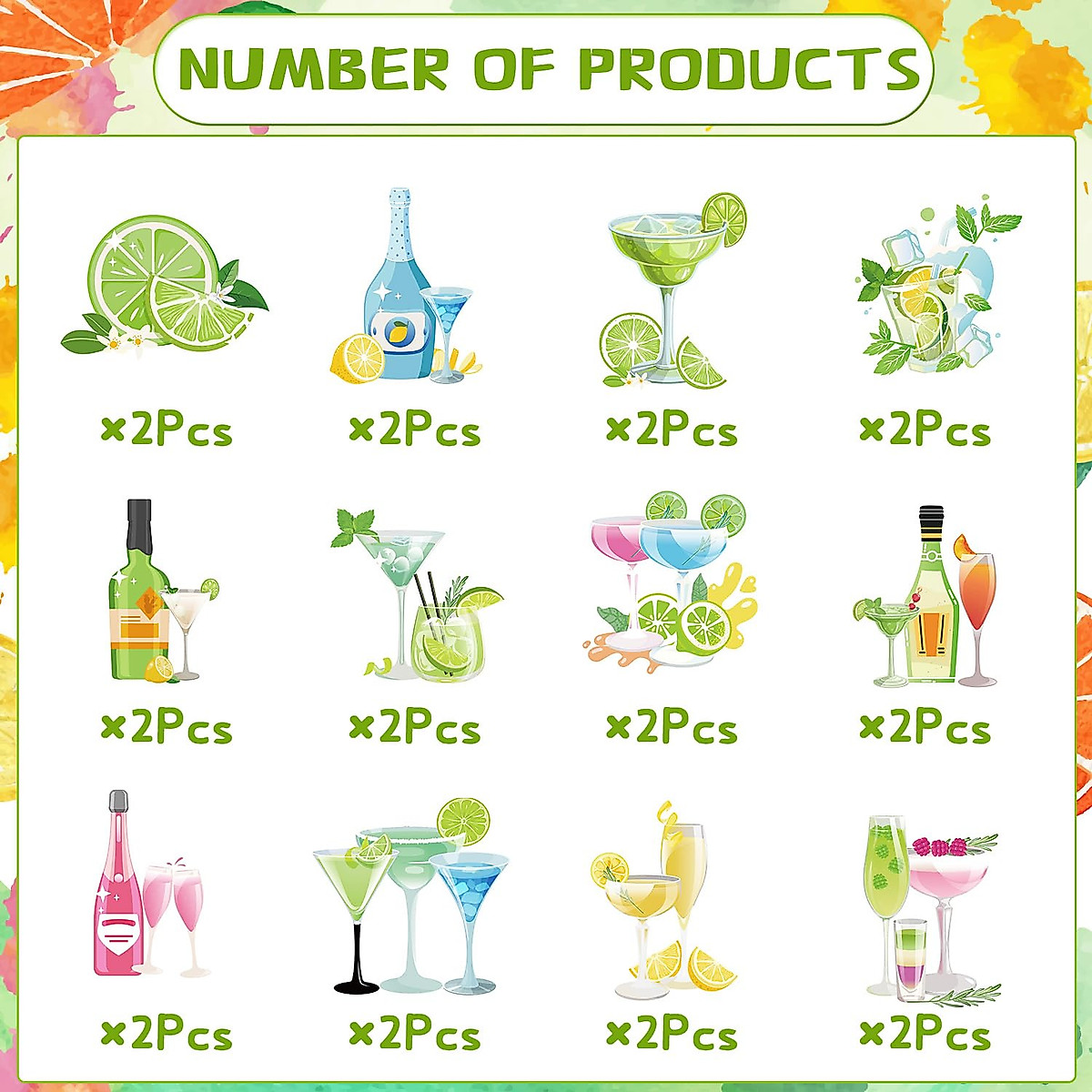 Yoyuspy Margarita Bachelorette Party Decorations - 24PCS Margs and Matrimony Bachelorette Hanging Swirls Martini Themed Party Hanging Decor Cocktail Mexican Fiesta Bridal Shower Party Supplies