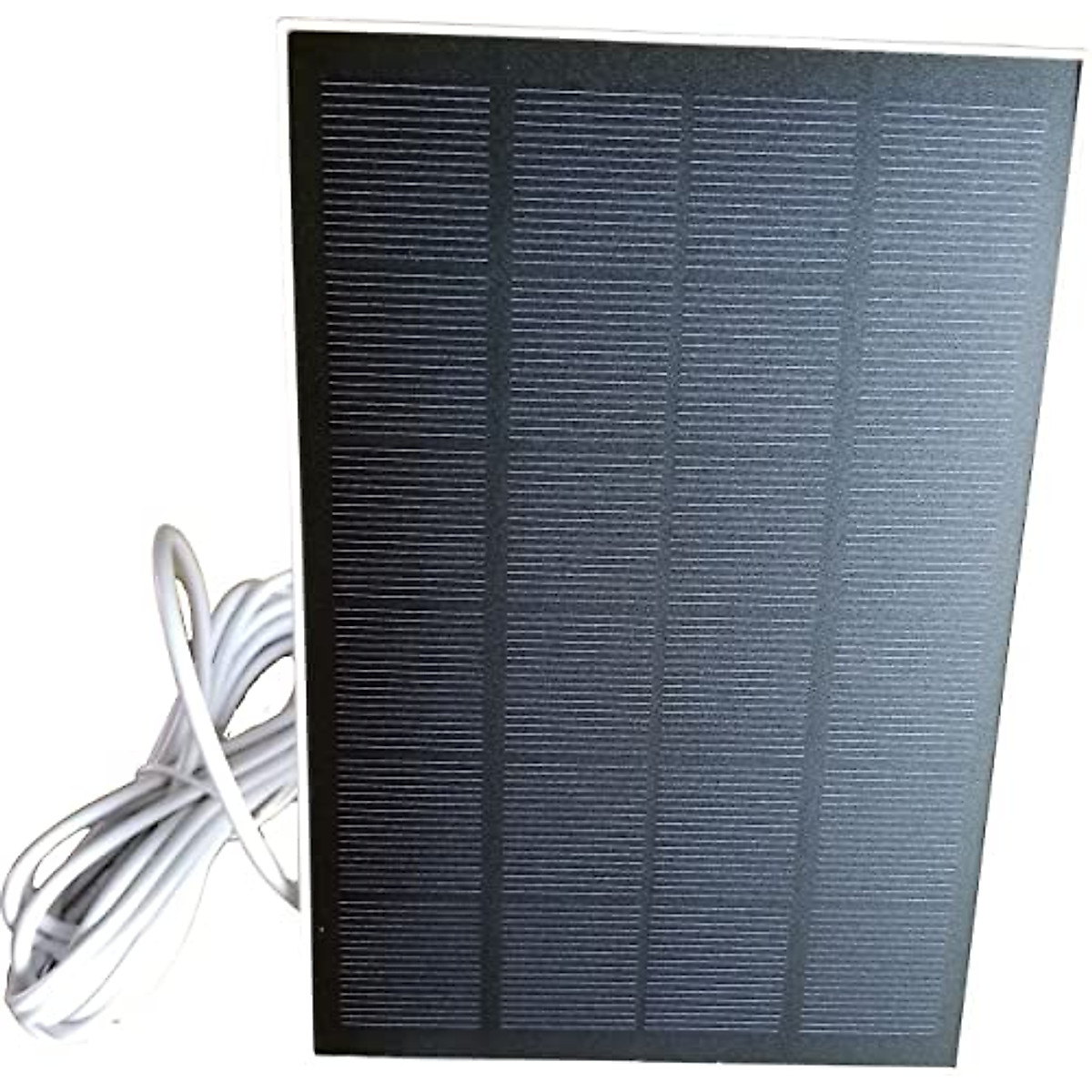 Solar Panel for Camera 3.3W Powered Surveillance Cam 10ft Charging Cable 5V microUSB Port