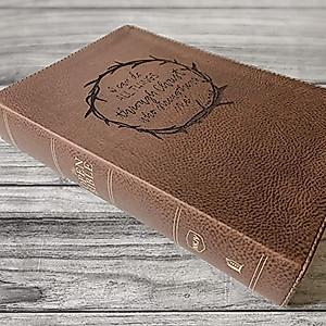 Hand Lettered & Laser Engraved NKJV Open Bible, Perfect Gift for Wedding, Baptism, Graduation or Birthday