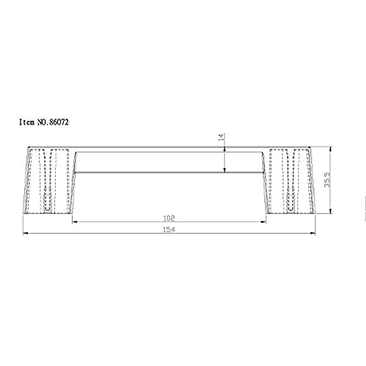 Richelieu Hardware BP86072128195 Wexford Collection 5 1/16-inch (128 mm) Center-to-Center Brushed Nickel Modern Cabinet and Drawer Pull Handle for Kitchen, Bathroom, and Furniture