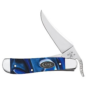Case xx Knives Russlock Ocean Blue Kirinite 70564 Stainless Pocket Knife