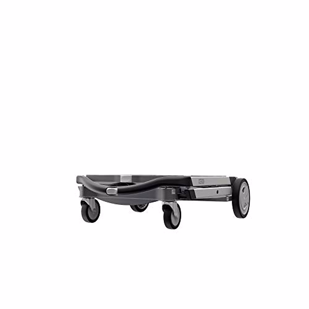 CLAX® The Original | Made in Germany | Multi Use Functional Collapsible Carts | Mobile Folding Trolley | Storage Cart Wagon | Shopping Cart with 2 Storage Crates | platform truck (Light Grey)