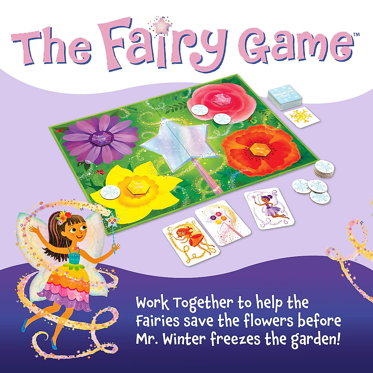 Peaceable Kingdom The Fairy Match Game - an Enchanting Board Game for 2-6 Kids Ages 5+