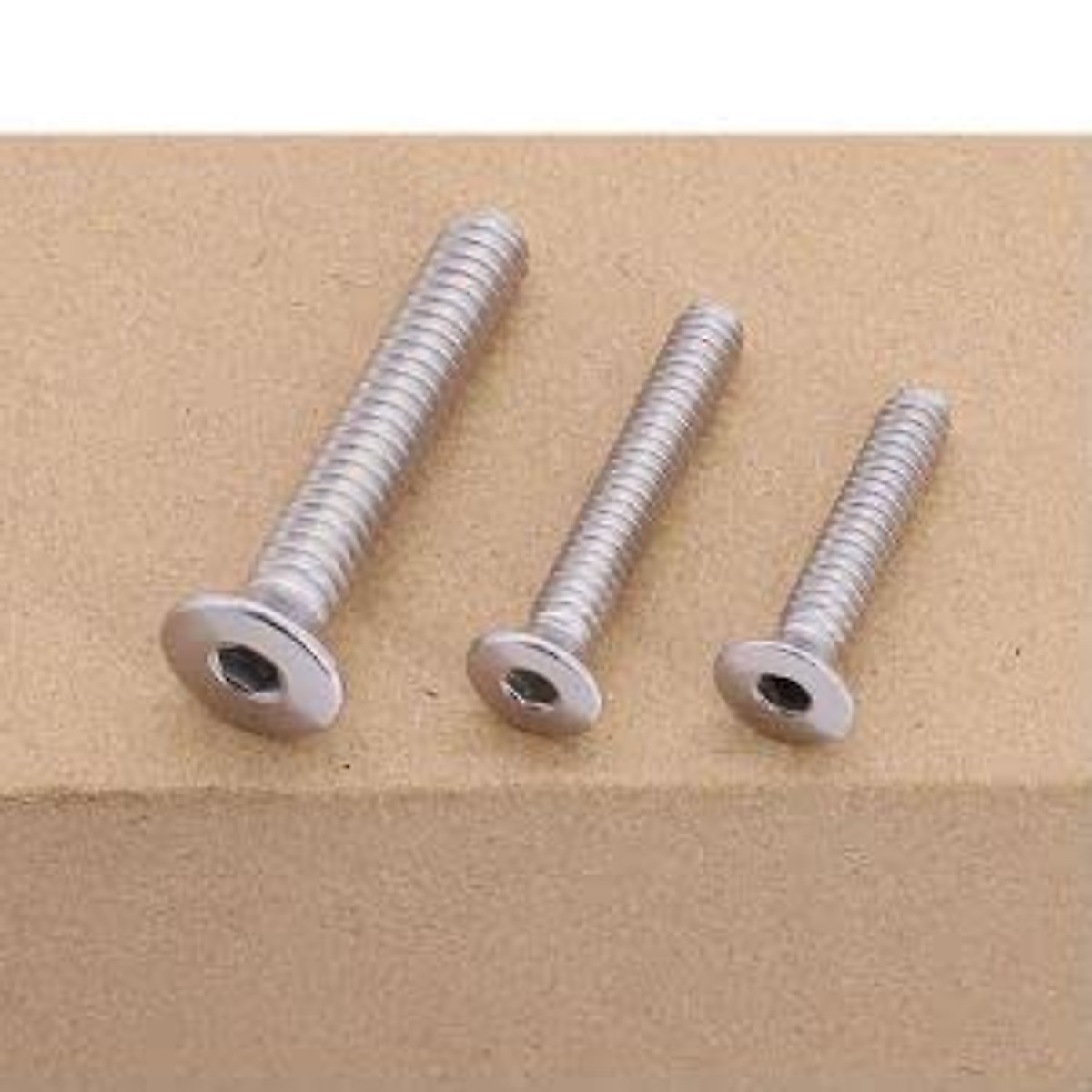 M4-0.7 x 30mm (60 pcs) Flat Socket Cap Screws, 304 Stainless Steel 18/8, Full Thread, Countersunk Head, Connections Bolts, DIN7991