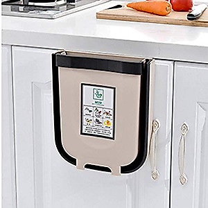 NC Kitchen Trash Can, Vehicle Hanging Folding Trash Can, Family Car Wall-Mounted Storage Box