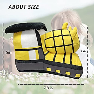 Srikingchimes Choo Choo Charles Plush，Cartoon Choo Charles Spider Train Plush Toy Holiday Decoration Gift for Fans and Friends (Yellow)