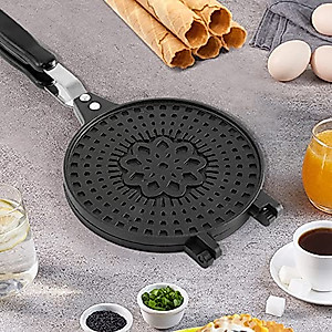 Dyna-Living Waffle Cone Maker Non-stick Ice Cream Cone Maker 6.7 inches Ice Cream Cone Waffle Maker Household Egg Roll Maker Waffle Bowl Machine for DIY Ice Cream Waffle Cone Desserts