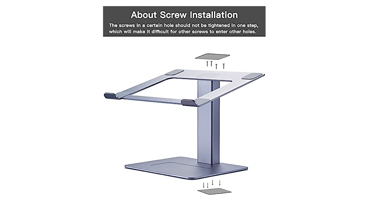 Tall Adjustable Laptop Stand | Sit/Stand & Eye-Level Camera