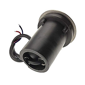 QUANS 3W Watt 12V 24V DC AC Low Voltage in Ground Well Outdoor LED Light, in-Ground Landscape Lighting Spotlight for Deck, Step, Pathway, Driveway, Garden, Yard, Patio (Warm White, 12 Pack)