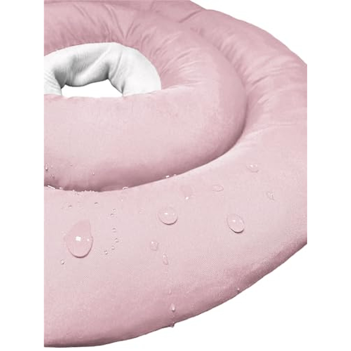 Fluffy Muzzle Soft Dog Cone Collar for Small and Medium Dogs After Surgery, Dog Cone Protection and Comfortable Recovery (Pink, M)