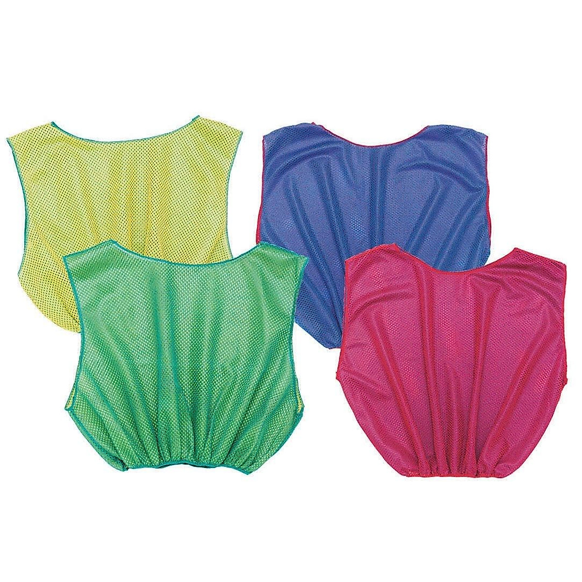 S&S Worldwide Reversible Pinnies - X-Large, Green, Green/Yellow