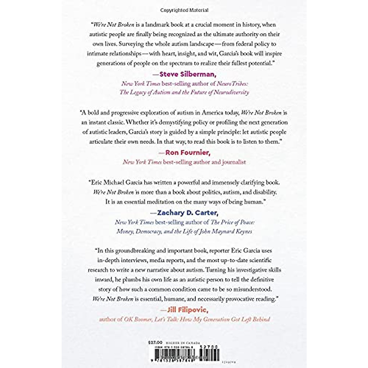 We're Not Broken: Changing the Autism Conversation