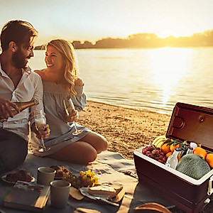 Radezon Stainless Steel Cooler Hinges Replacement for Igloo Style Ice Chests,316 Stainless Steel (3 PCS Cooler Hinges)