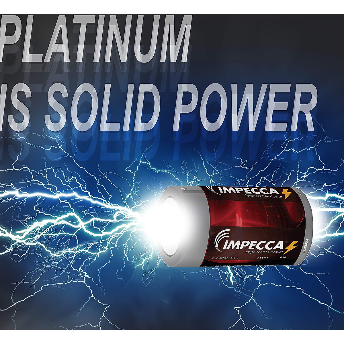 Impecca AAA Batteries High Performance Alkaline Battery Long Lasting, and Leak Resistant, LR3, Platinum Series, 16 Pack