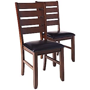 Crown Mark 2152S Dining Chair, Brown
