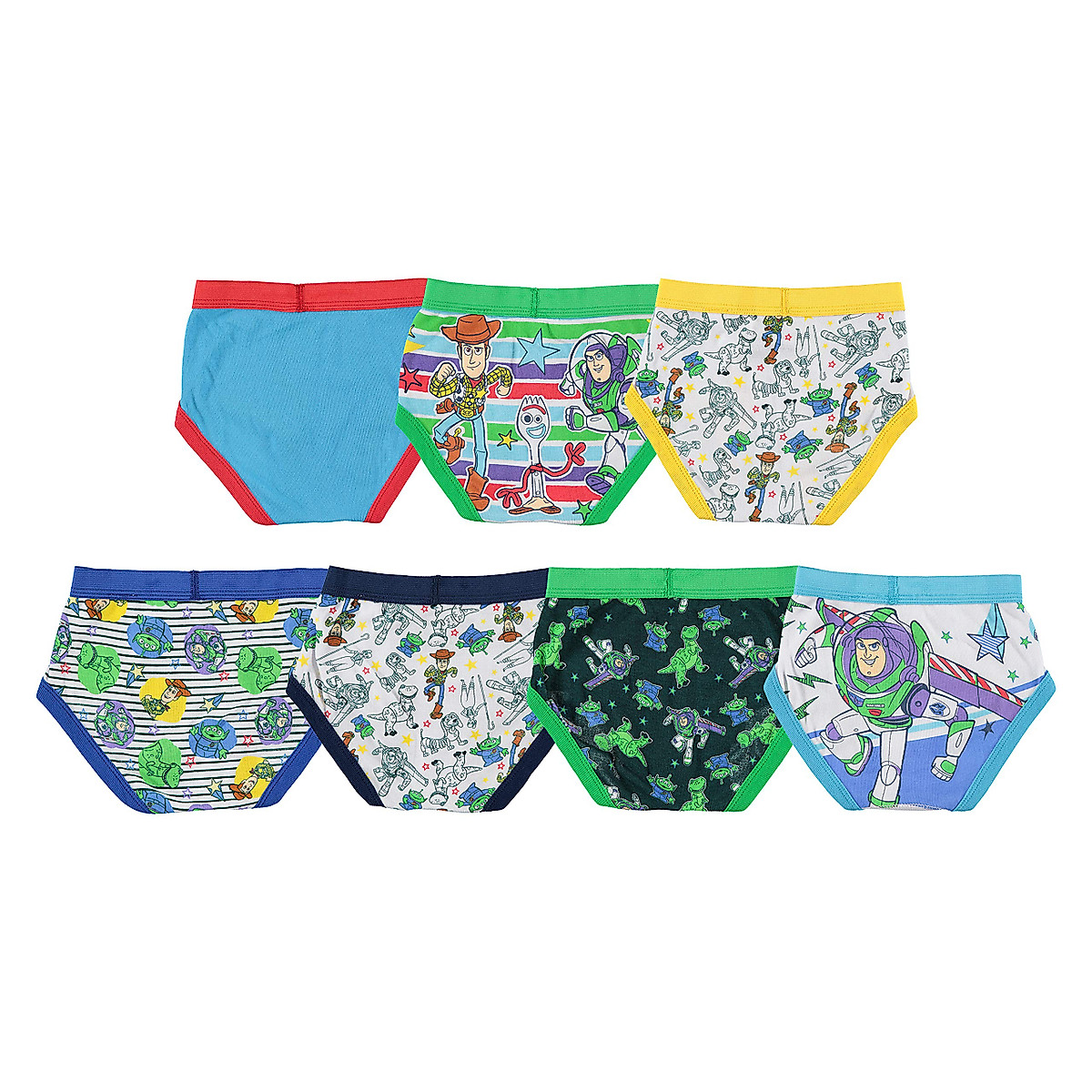 Toy Story Boy's Brief Multipack UNDERWEAR, Toy 7pack, 2-3T US