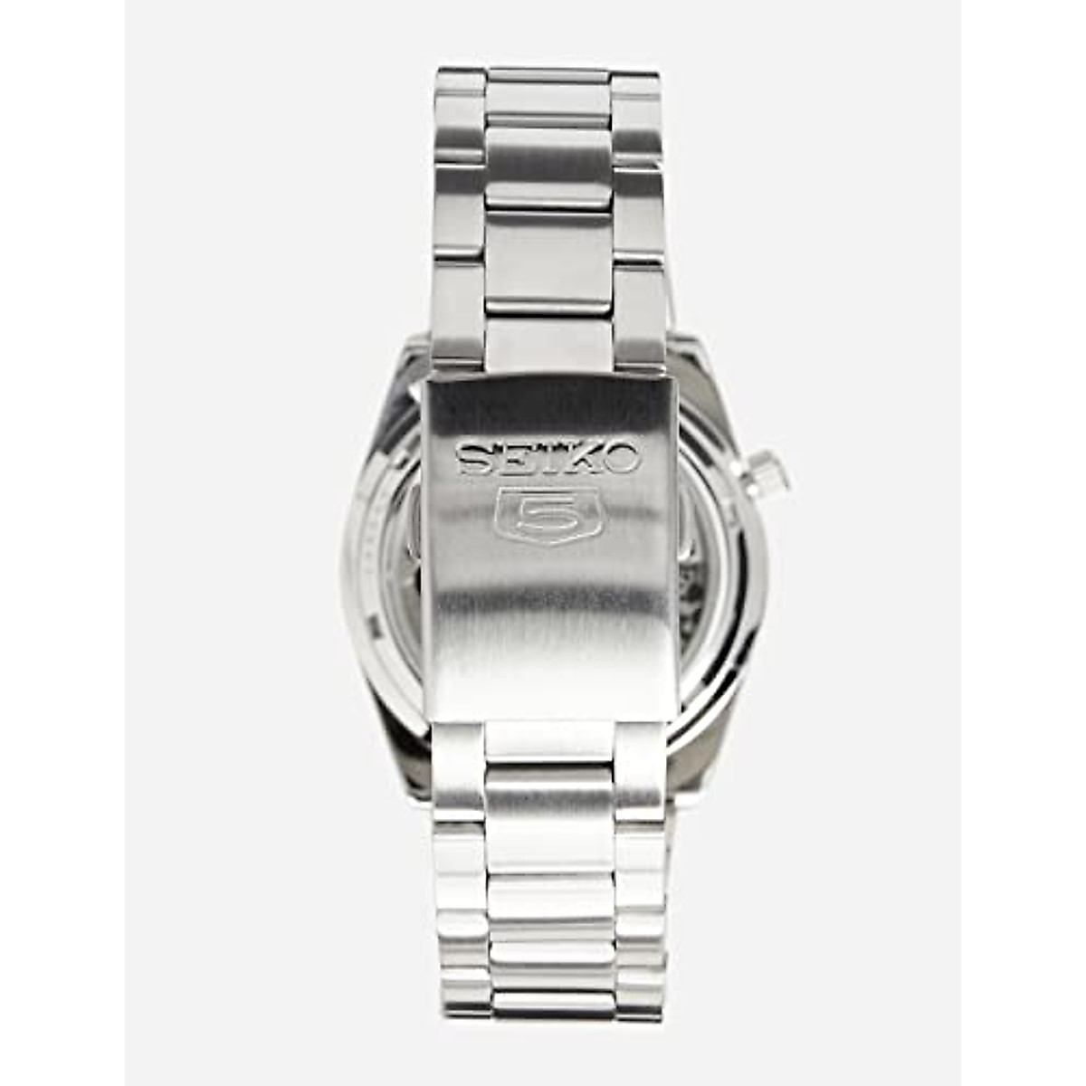 Seiko Men's Analogue Automatic Watch with Stainless Steel Bracelet – SNKE01K1, Black/Silver, Bracelet