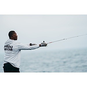 Abu Garcia Max STX SP20 Spinning Reel, Size 5 (1523236), 5 Ball Bearings + 1 Roller Bearing, Felt Front Drag, Max of 6.4lb | 2.9kg, Orange