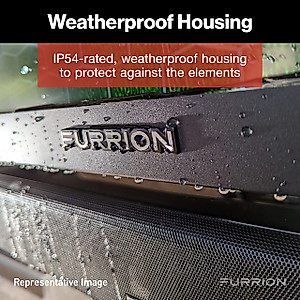 Furrion Aurora 55-Inch Full-Shade 4K LED Outdoor Smart TV - Weatherproof Outdoor Television w/ HDR10, Anti-Glare, 400-Nit LED Screen, Impact-Resistant Screen, External Antenna for Shaded Outdoor Areas