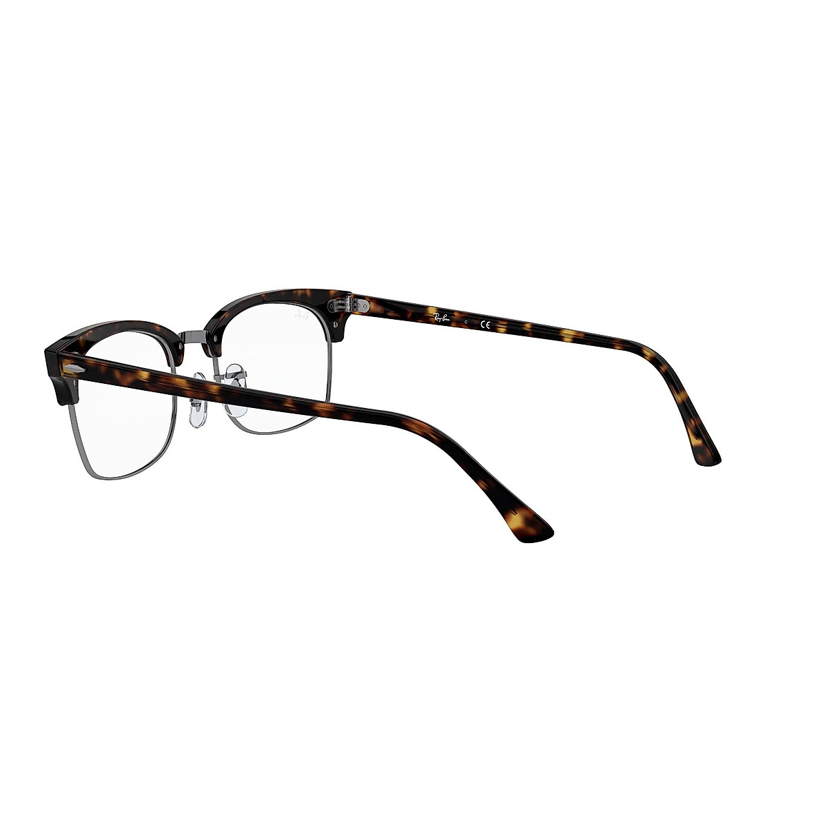 Ray-Ban RX3916V Clubmaster Square Prescription Eyeglass Frames, Havana/Demo Lens, 52 mm